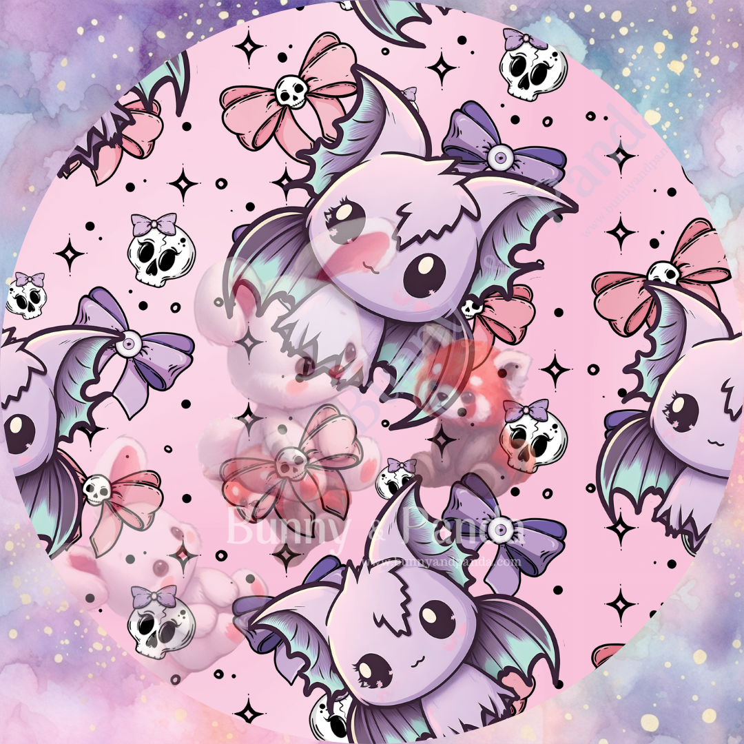 R4 Pastel Bat – Bunny & Panda Fabric
