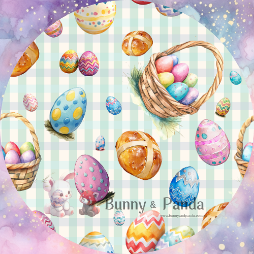 Aussie Easter Co ord Smooth Vinyl INSTOCK – Bunny & Panda Fabric